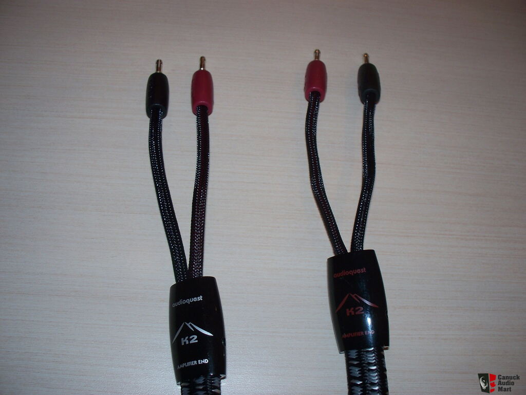 Audioquest K2 speaker cables 2.5 meter Bi-Wire "SOLD Photo #484061 ...
