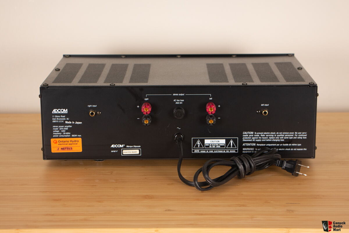 Adcom GFA 5400 Power Amplifier
