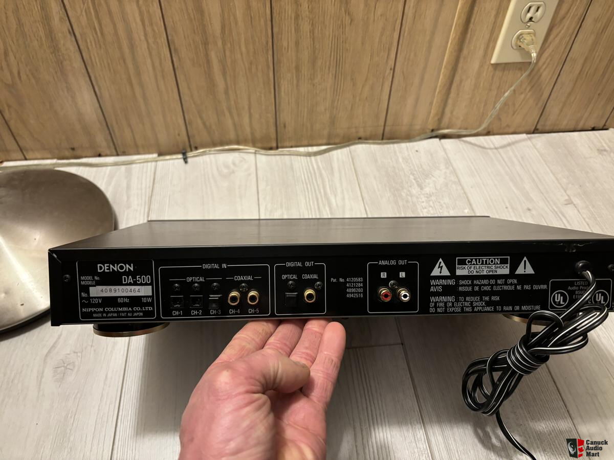 Denon Da-500 R2R DAC D/A Converter For Sale - Canuck Audio Mart