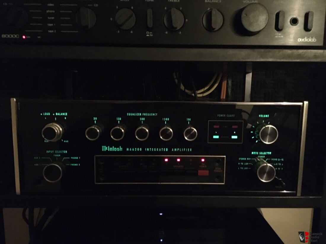 McIntosh MA6200 Integrated Amplifier- Fully Recapped Photo #4847419 ...