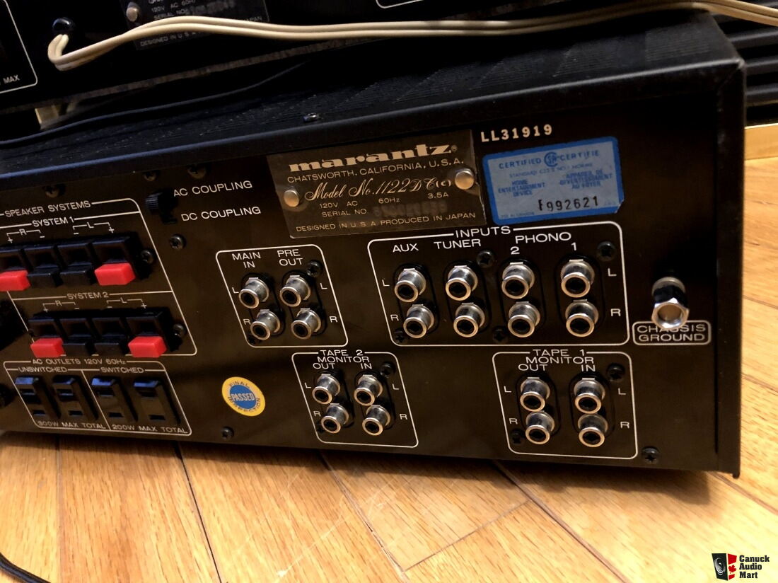 Marantz 1122DC Integrated Amplifier and Matching 2020 Tuner in ...
