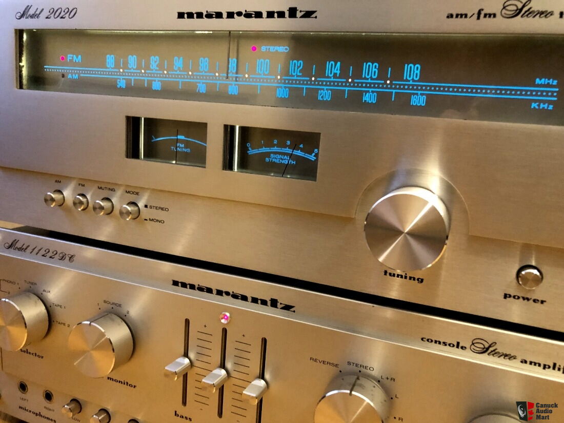 Marantz 1122DC Integrated Amplifier and Matching 2020 Tuner in ...