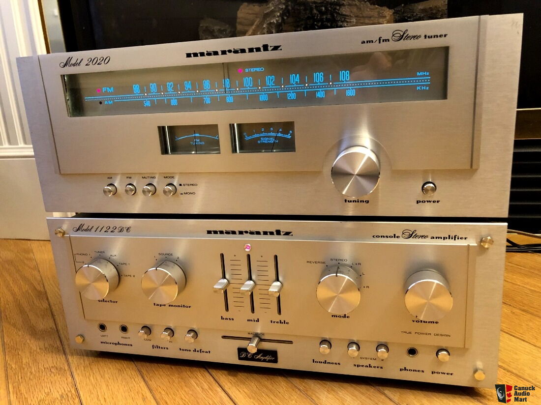 Marantz 1122DC Integrated Amplifier and Matching 2020 Tuner in ...