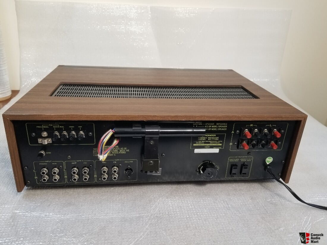 Vintage Pioneer SX-7730 Receiver EX Cond Manual Schematic Black Face ...
