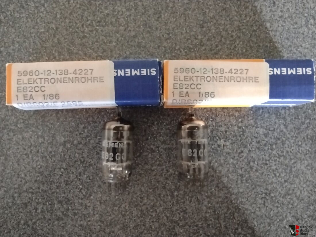 Seimens 12AU7 matched pair Low hours For Sale - Canuck Audio Mart
