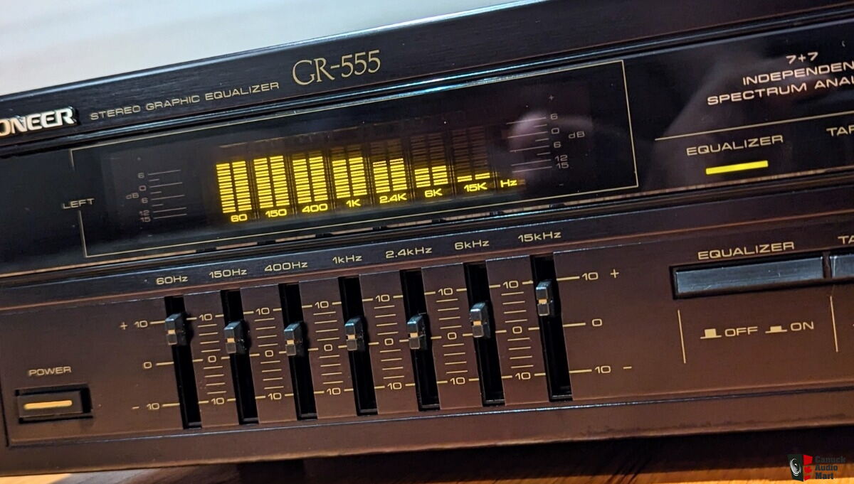 Pioneer GR-555 / 7 Band Stereo Graphic Equalizer/ Fully Serviced and ...