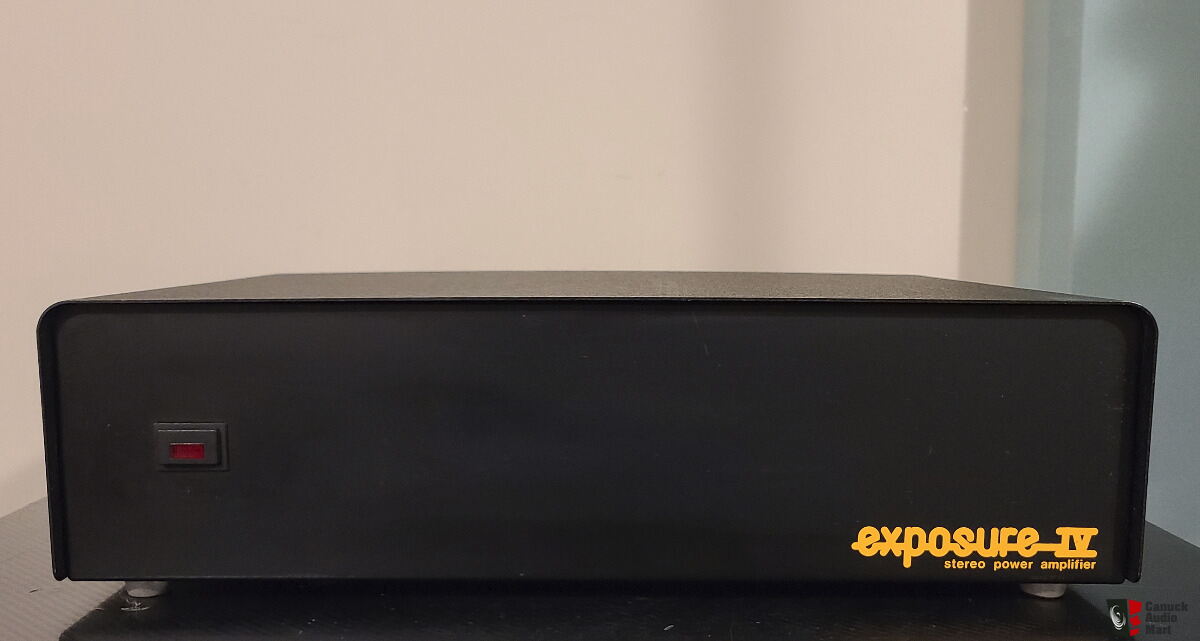 Exposure Electronics IV Stereo Power Amplifier Auction - US Audio Mart