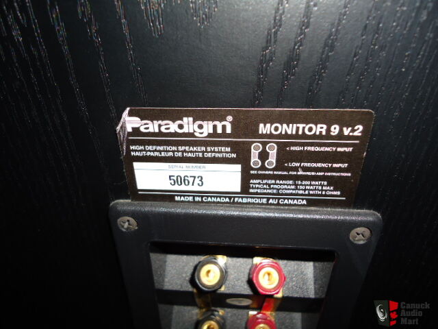 Paradigm Monitor 9 V2 Photo #485122 - Canuck Audio Mart