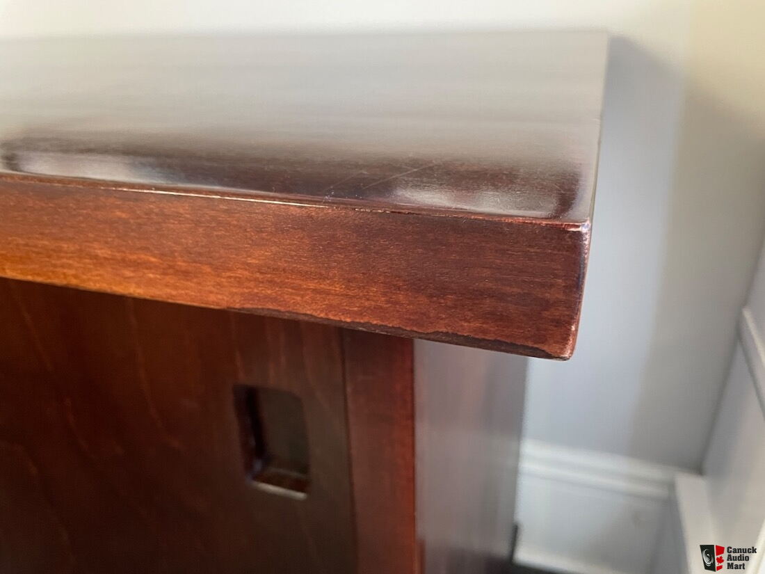 One of a kind handmade media cabinet - solid maple, great for tube gear ...