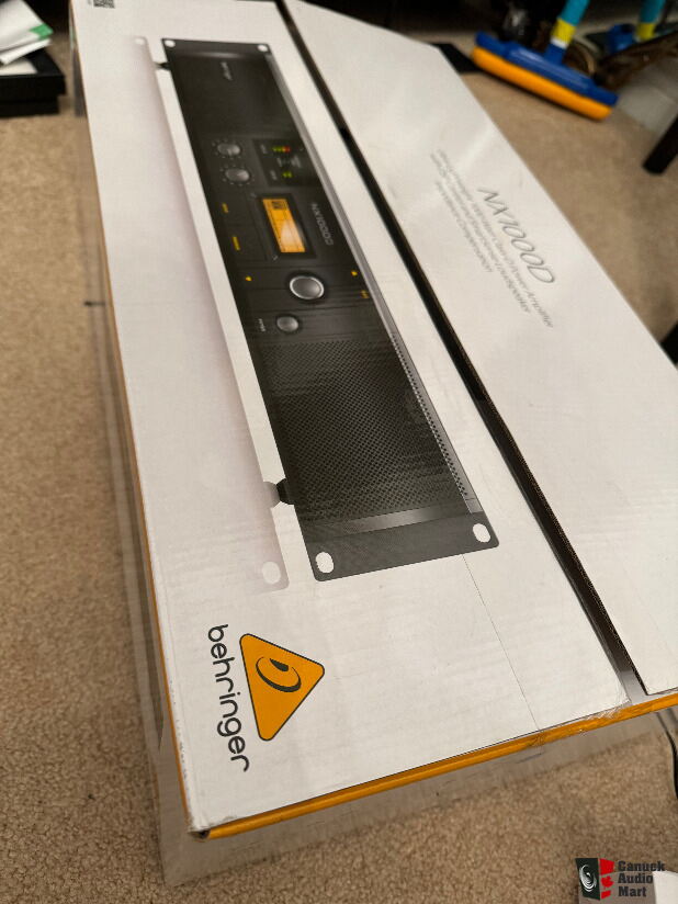 Behringer NX1000D Power Amp (with DSP) 1000 watt amplifier Photo ...