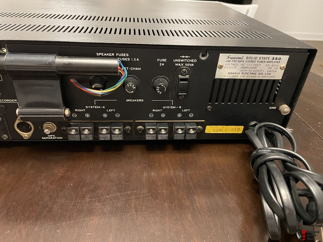 Sansui 350 Stereo Receiver Photo #4857738 - US Audio Mart