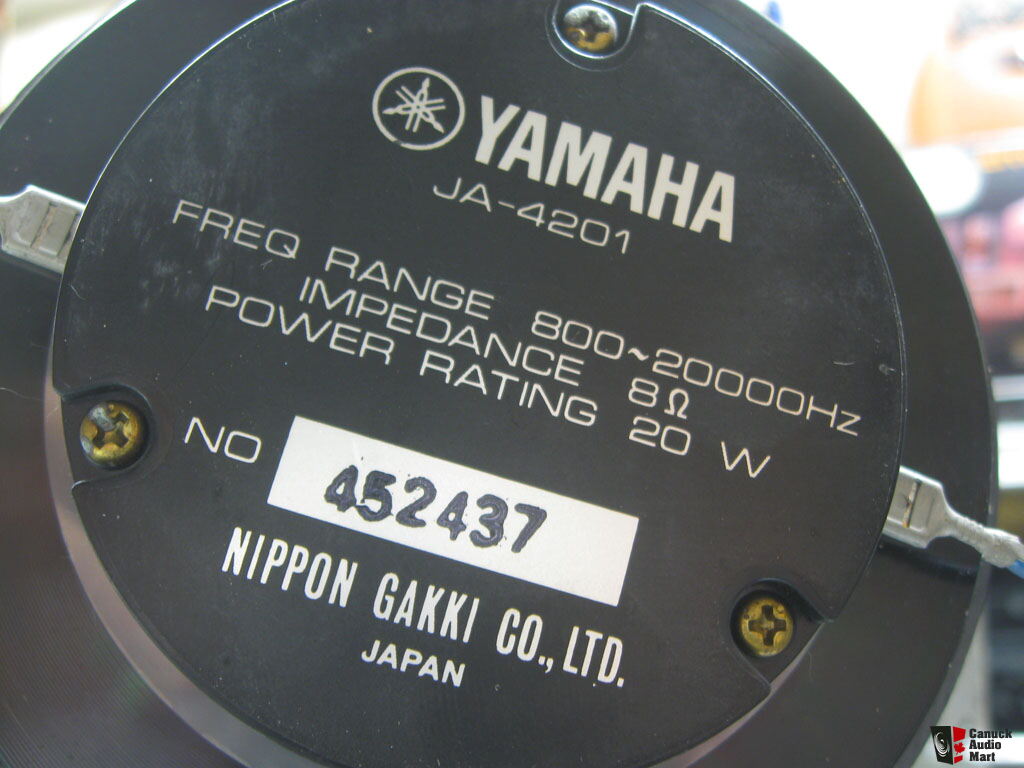 Yamaha JA4201 Drivers With Metal Horns Photo #485786 - Canuck Audio Mart