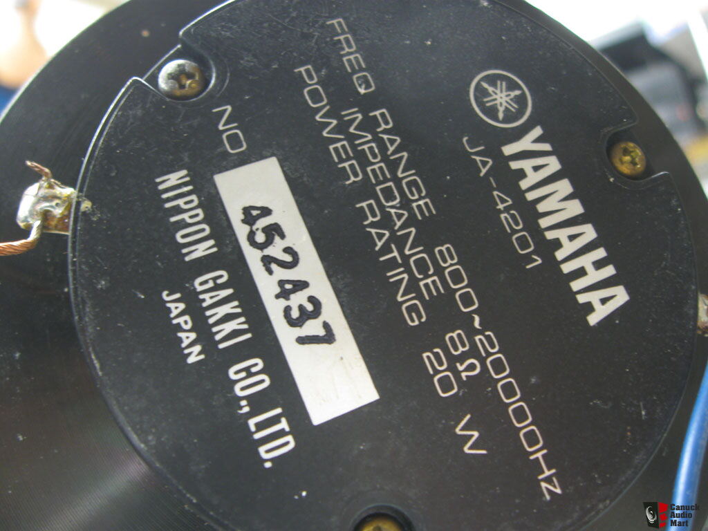 Yamaha JA4201 Drivers With Metal Horns Photo #485787 - US Audio Mart