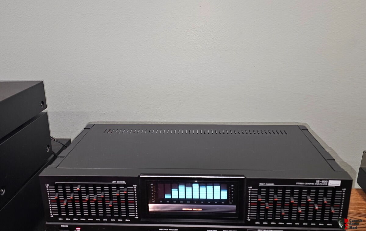 Vintage Sansui SE-800 Graphic Equalizer with Spectrum Analyzer For Sale ...