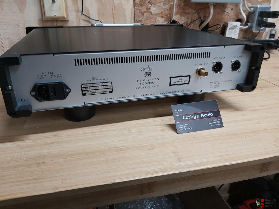 Gryphon Scorpio CD player Photo #4862417 - US Audio Mart