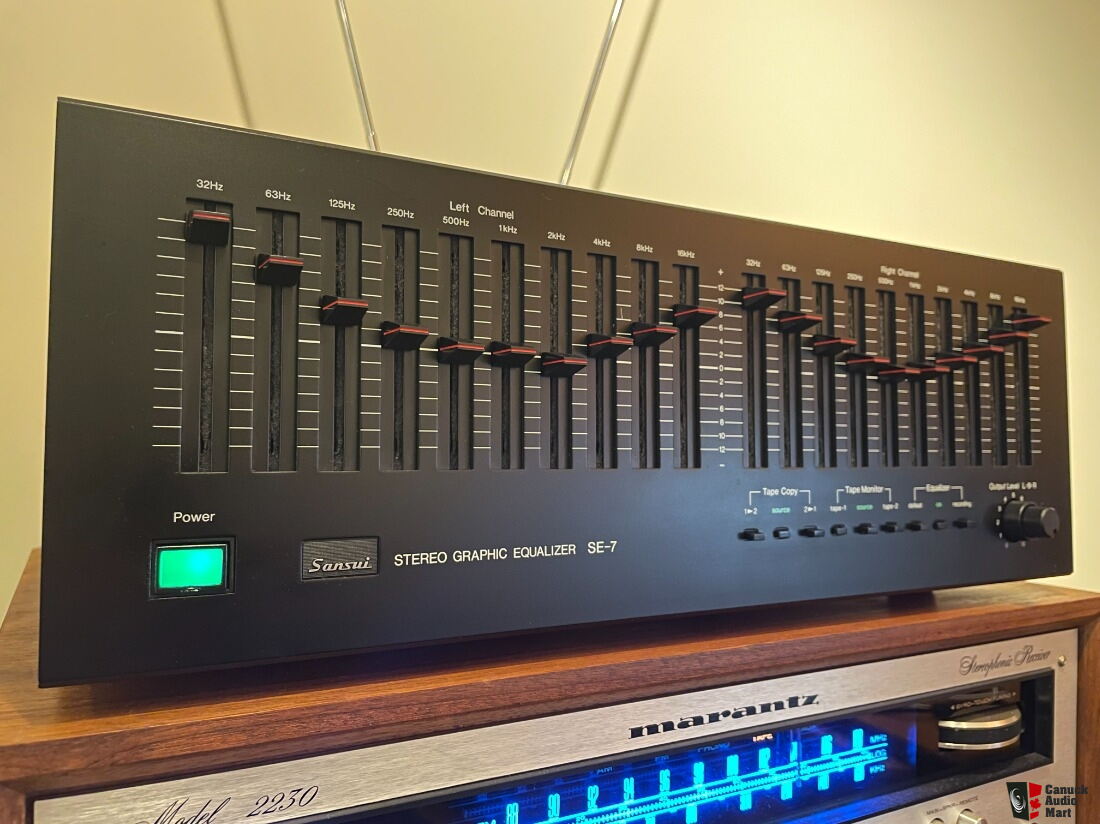 Sansui Stereo Graphic Equalizer SE-7 EQ with Original Manual Photo ...