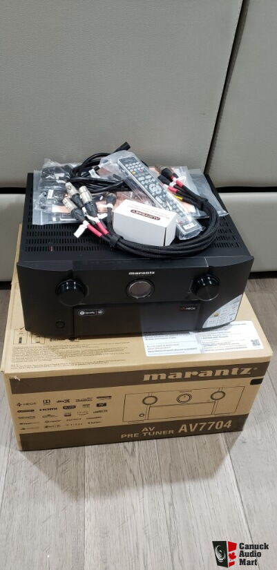 Marantz AV7704 preamp-processor and XLR's cables Photo #4864582 - US ...