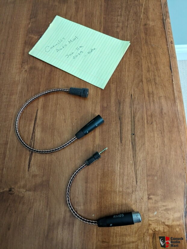 Kimber Kable AXIOS Interconnect Cable (Female XLR to Male 4.4mm ...