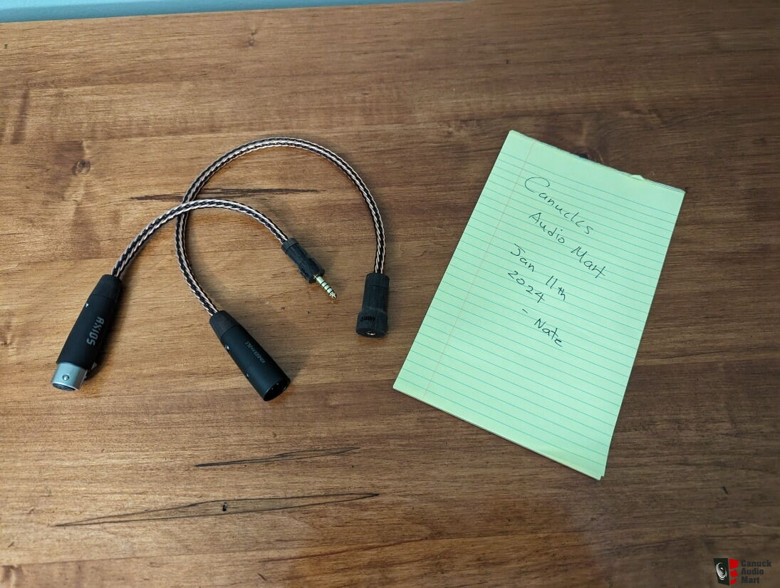 Kimber Kable AXIOS Interconnect Cable (Female XLR to Male 4.4mm ...