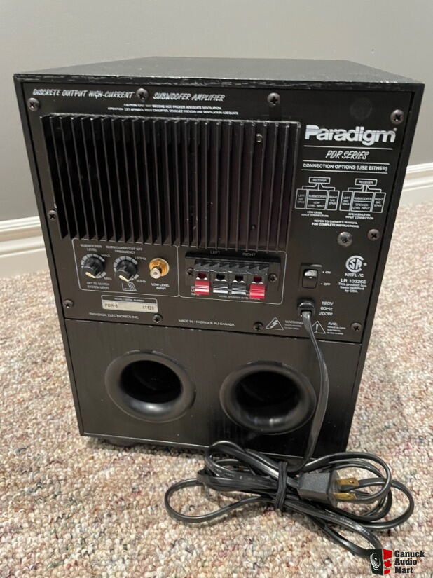 Paradigm PDR-8 Photo #4867461 - Canuck Audio Mart