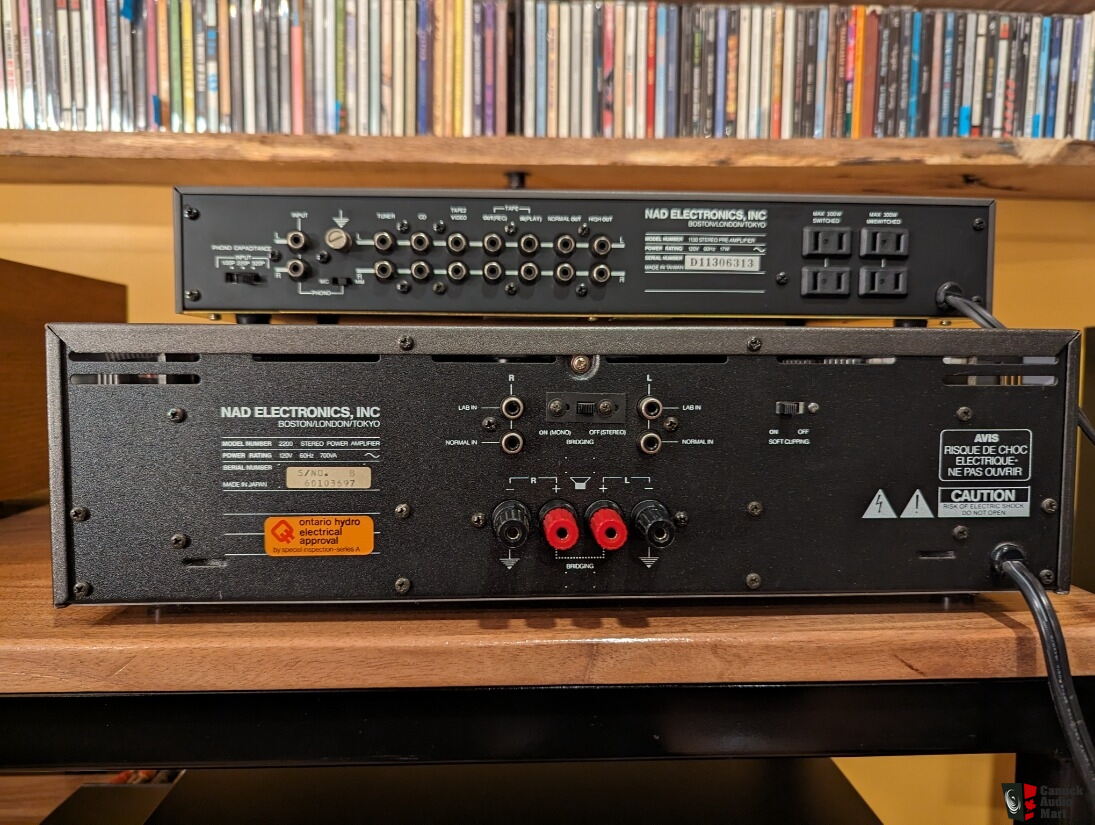 NAD 2200 Power Amp/1130 Pre Amp Photo #4867921 - Canuck Audio Mart