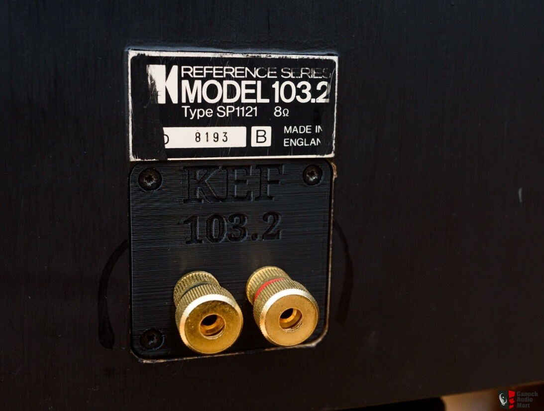 Kef 103.2 with new tweeters, rebuilt crossover, upgraded binding posts ...
