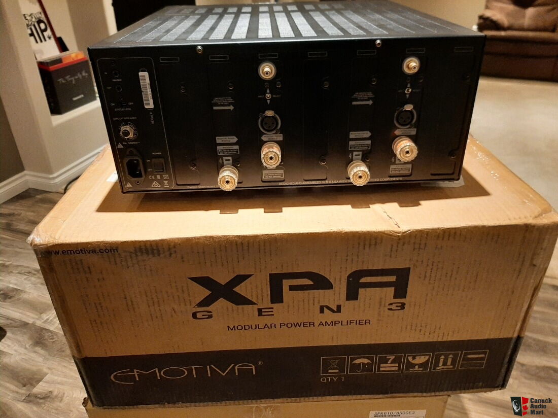 Emotiva XPA GEN3 DR2 Photo #4870069 - Canuck Audio Mart