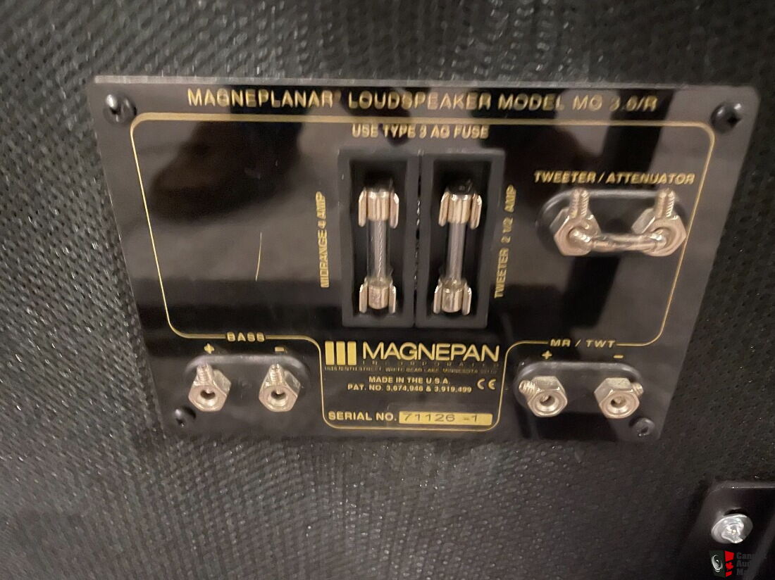 Magnepan MG 3.6/R Photo #4870508 - Canuck Audio Mart