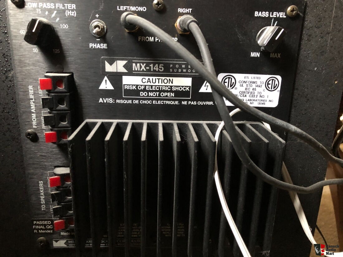 M&K MX145 very musical sub suitable for home theater as well Photo ...
