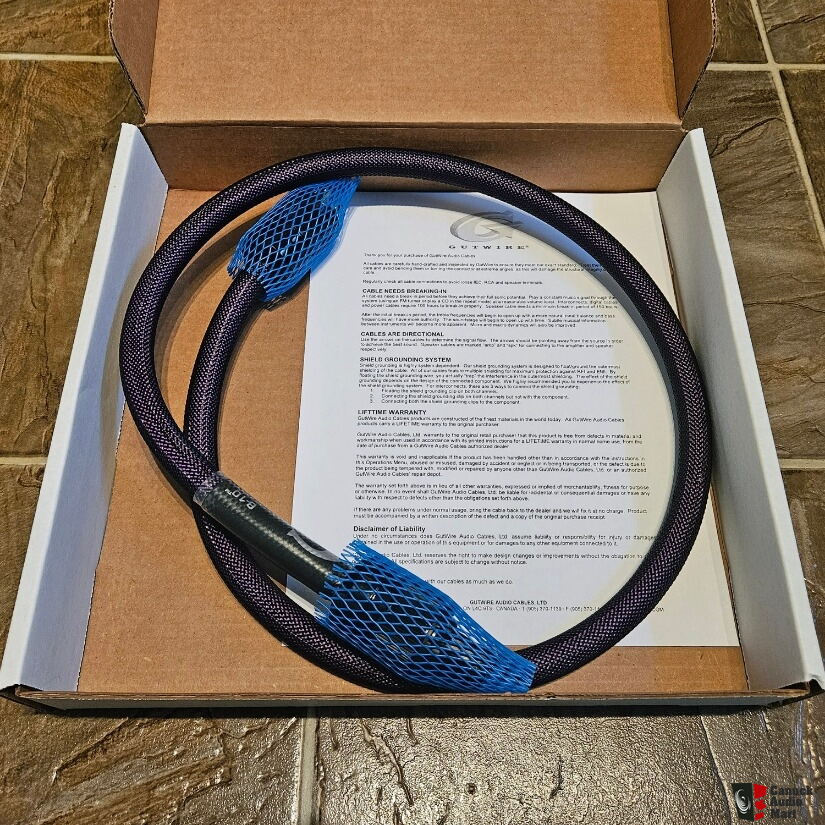 GutWire B-10 Power cable - 4ft Demo Dealer Ad - US Audio Mart
