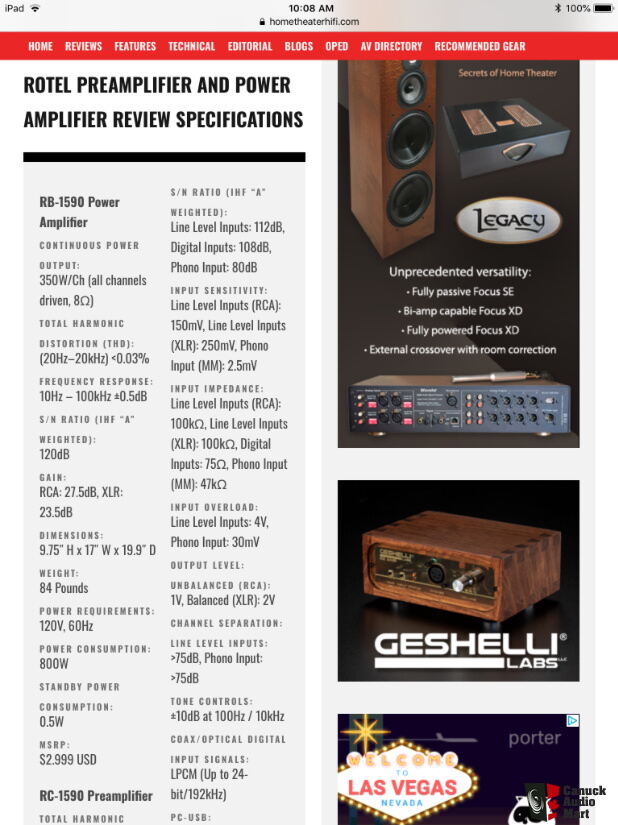 Flagship Rotel gear like new "Sale pending Photo #4877000 - US Audio Mart