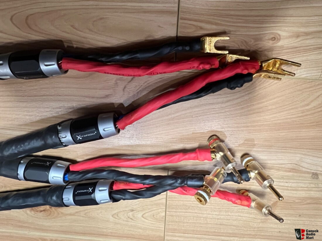 2m pair upocc Neotech NES-3001 speaker cable with Furutech connectors ...