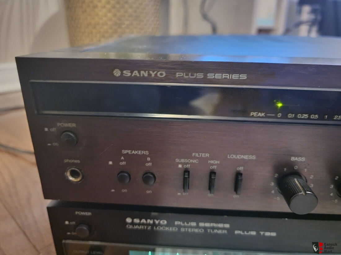 Amplifier Sanyo plus A35 & Tuner T35 Photo #4881406 - Canuck Audio Mart
