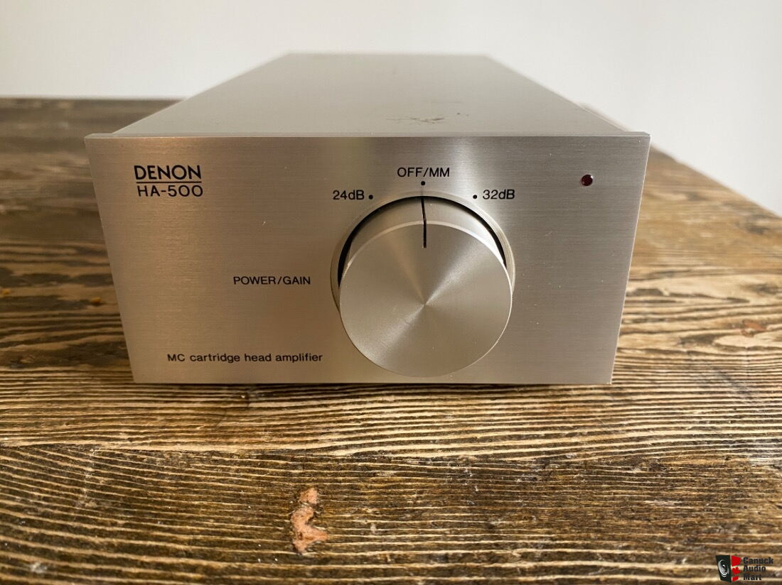 Denon HA-500 MC cartridge head amp For Sale - Canuck Audio Mart
