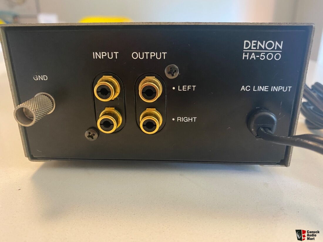 Denon HA-500 MC cartridge head amp