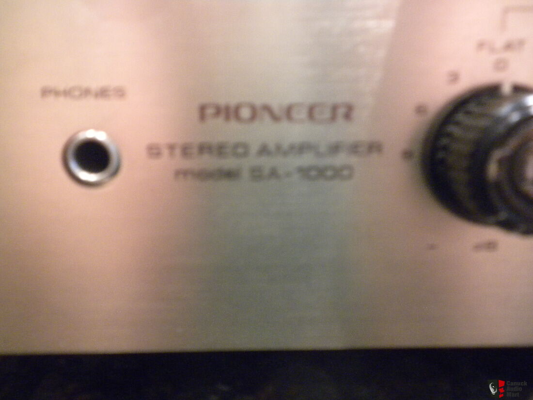 Pioneer integrated amplfiier model SA 1000 Photo #4885893 - Canuck ...
