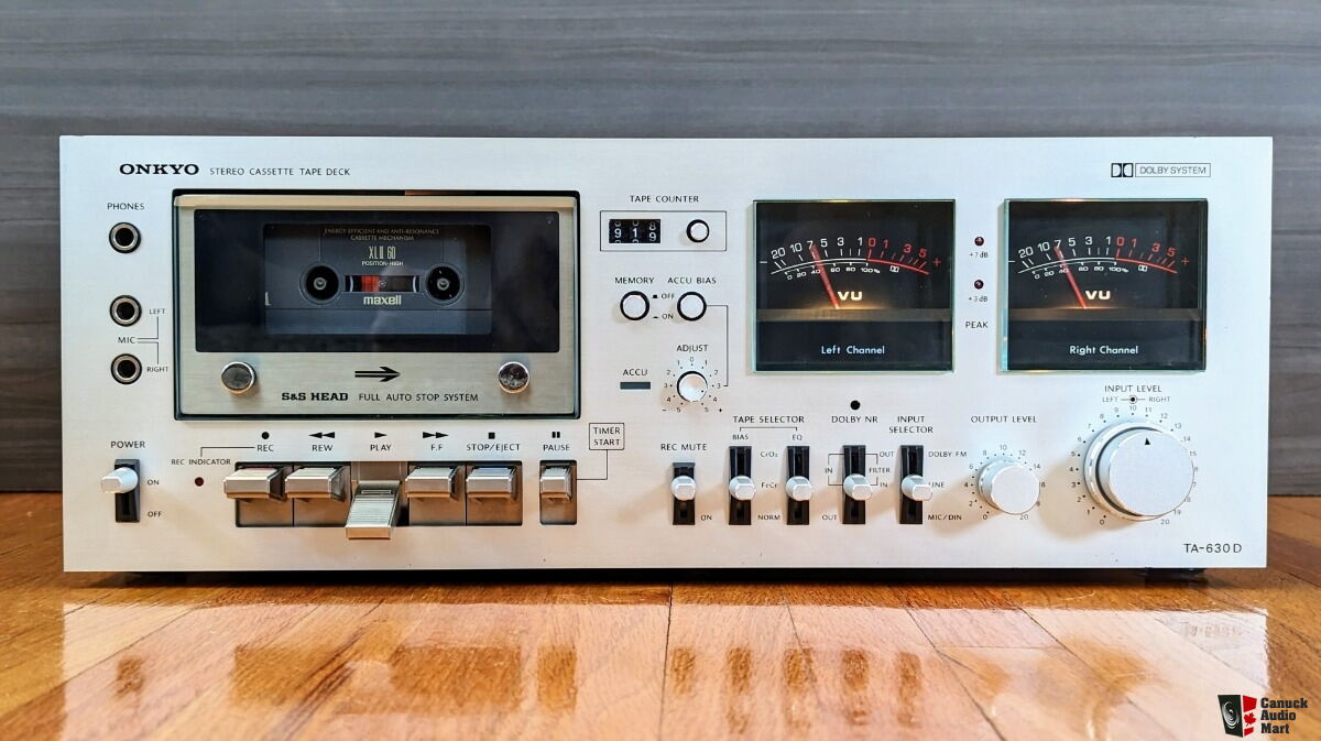 Onkyo TA-630D Cassette Deck / Fully Serviced and Tested / Excellent ...
