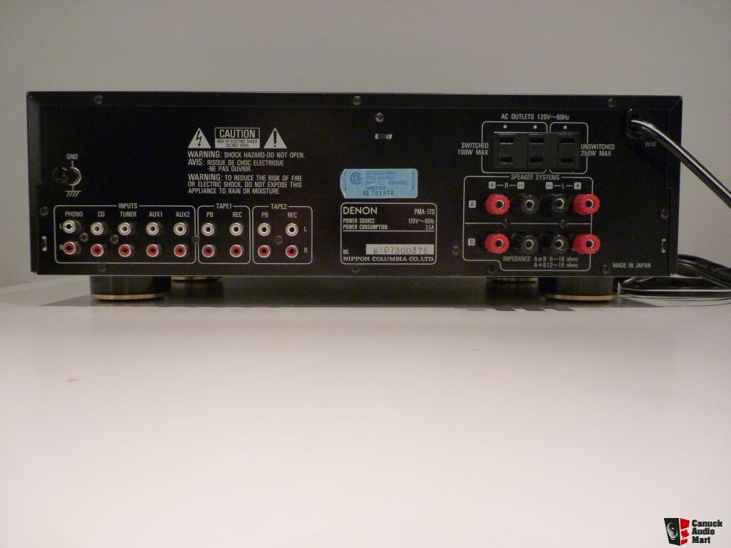 Denon PMA 720 integrated amplifier Photo #489110 - Canuck Audio Mart