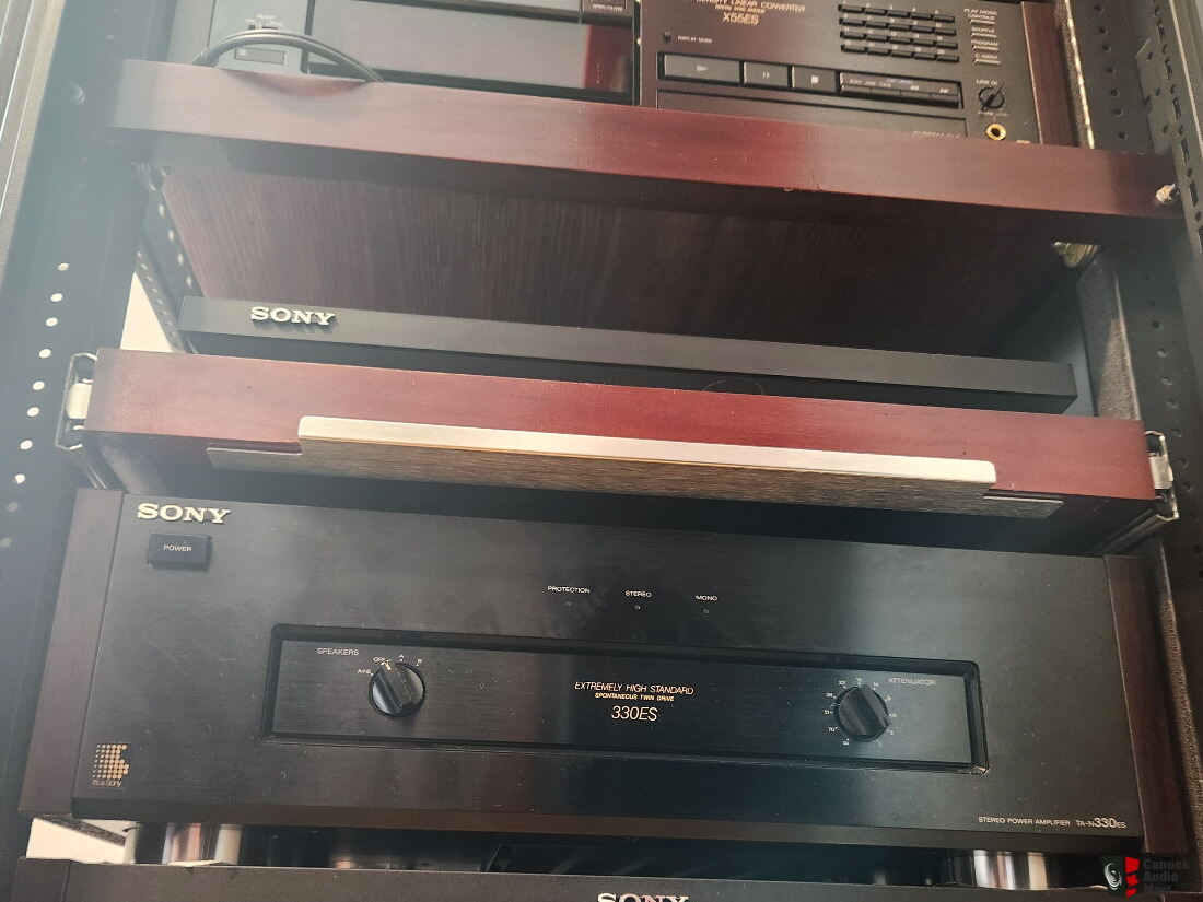 SONY TA-N330ES Stereo Power Amplifier with Original Side Panels Photo ...