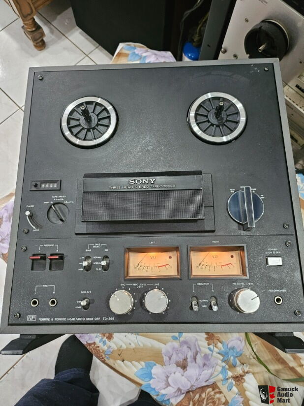 SONY-TC399 Glass & Ferrite 3 heads, reel to reel/serviced For Sale - US ...