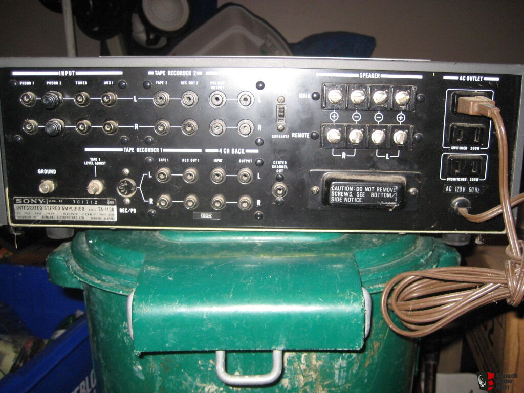 SONY TA-1150 STEREO INTEGRATED AMP, ORIGINAL SONY ES SERIES Photo ...