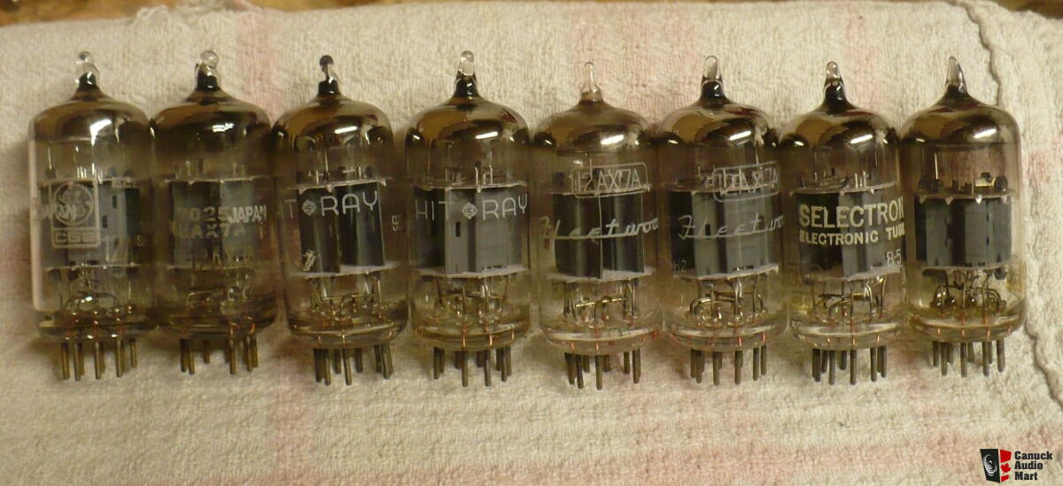 20 Vintage Japanese Audio Tubes 12ax7 12au7 12at7 Great Deal For ...