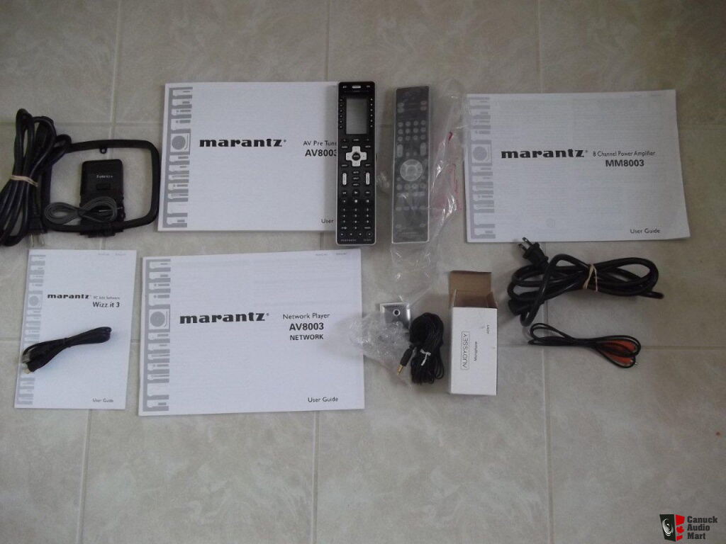 MARANTZ MM 8003 & AV 8003 AMP/ PREAMP COMBO - FREE INSURED SHIPPING ...