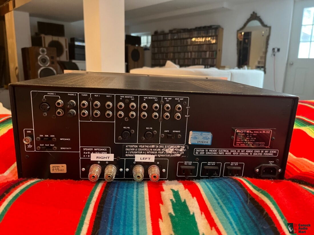 Rotel RA-1312 Integrated MINTY Photo #4899277 - Canuck Audio Mart