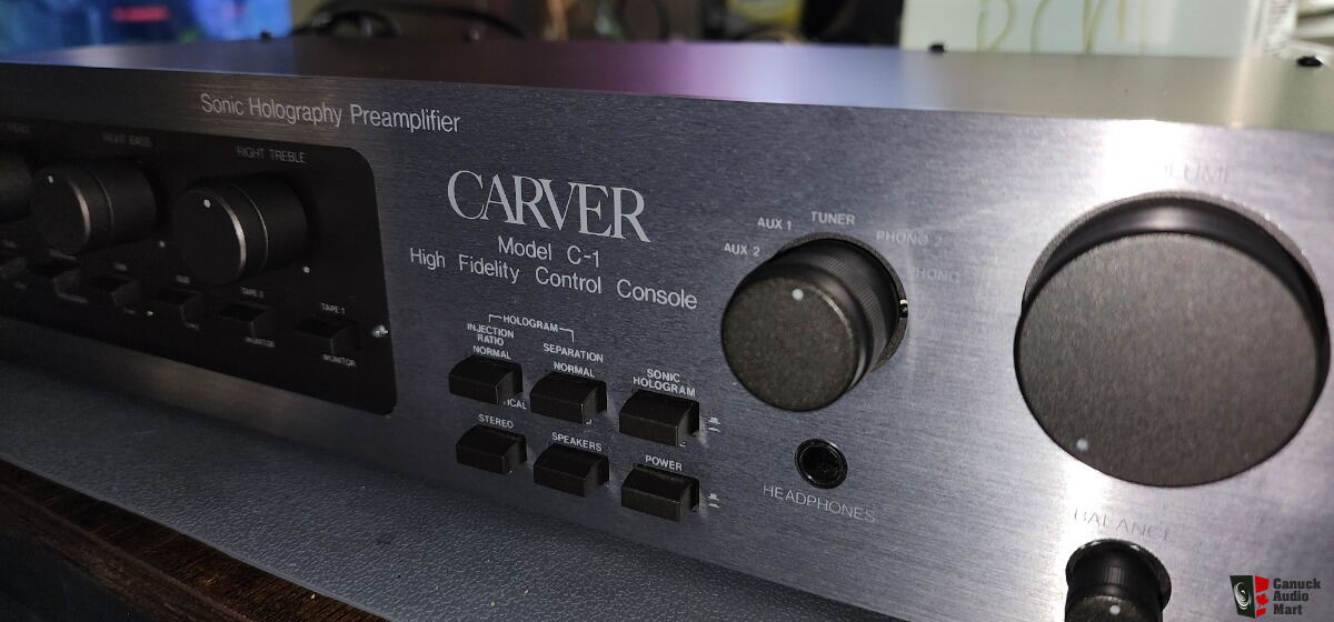 Carver C-1 preamplifier With full "Bill D" modifications Photo #4900657 ...