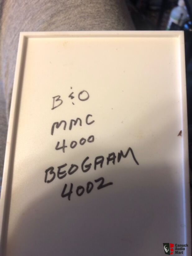 Bang and olafson cartridge MMC4000 For Sale - UK Audio Mart