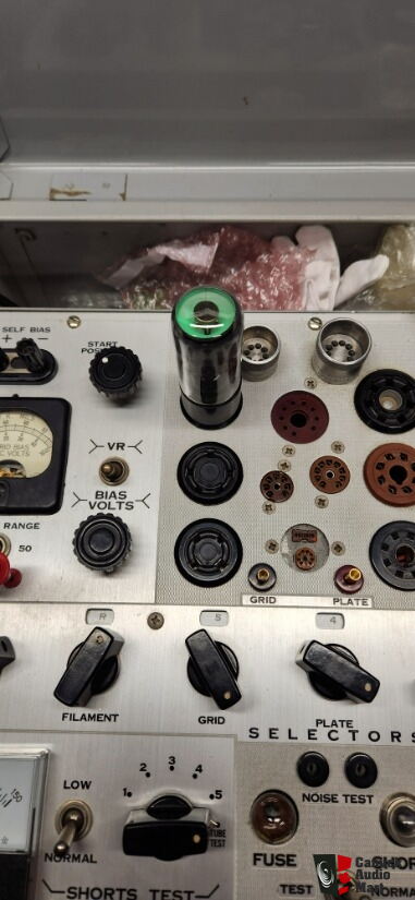 RCA 6AB5-6N5, two magic eye display tubes, tested, shipping included ...