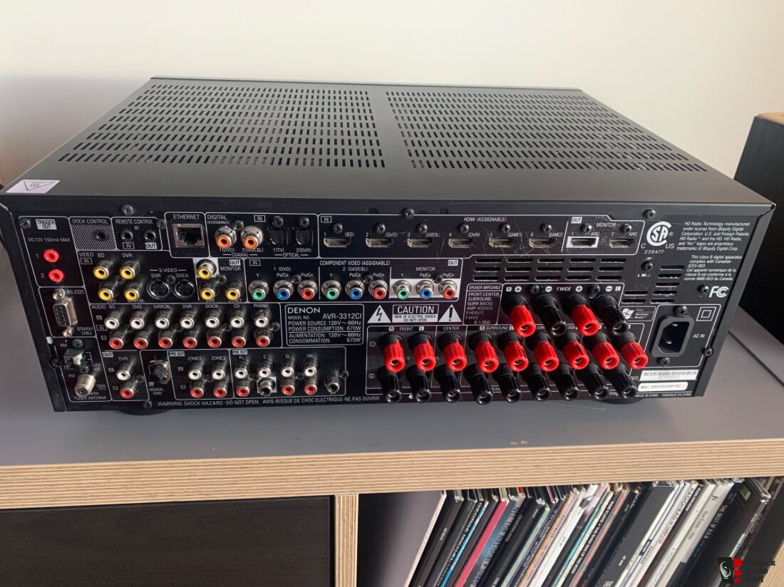 Denon AVR-3312CI 7.2 channel Integrated Network A/V Receiver Photo ...