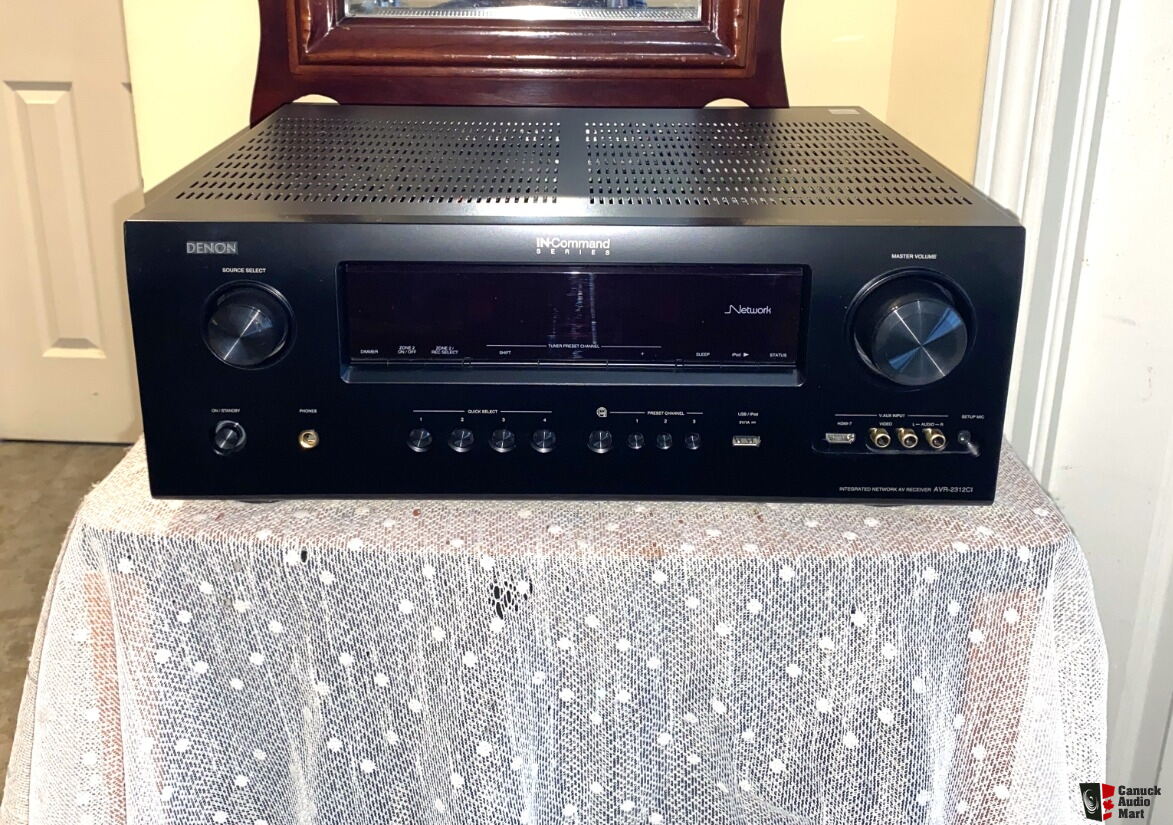 Denon 735 Watt 7.2 AVR w/ 7 x HDMI, ARC, Bi-Amp AVR-2312 Dealer Ad ...