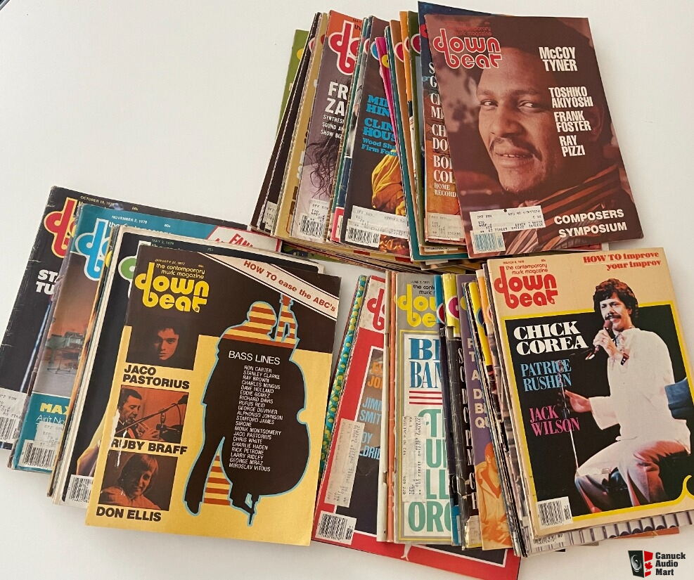 65 - 1970s Downbeat Magazines